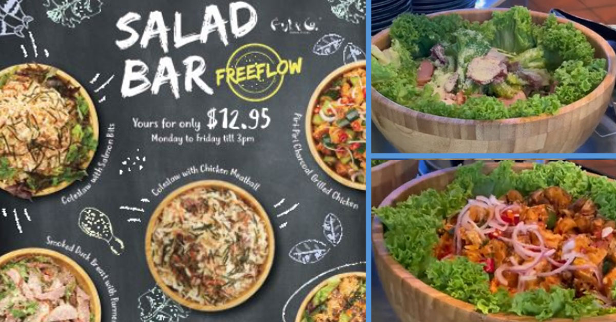 Fish & Co in Novena Square Has Salad Buffet with Items Like Chicken ...