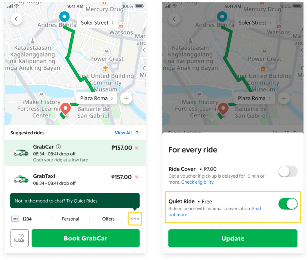 You Can Finally Opt for “Quiet Ride” While Taking Grab in S’pore ...