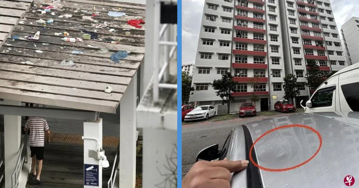 Residents from Hougang HDB Flat Threw Out So Much Rubbish from Window ...