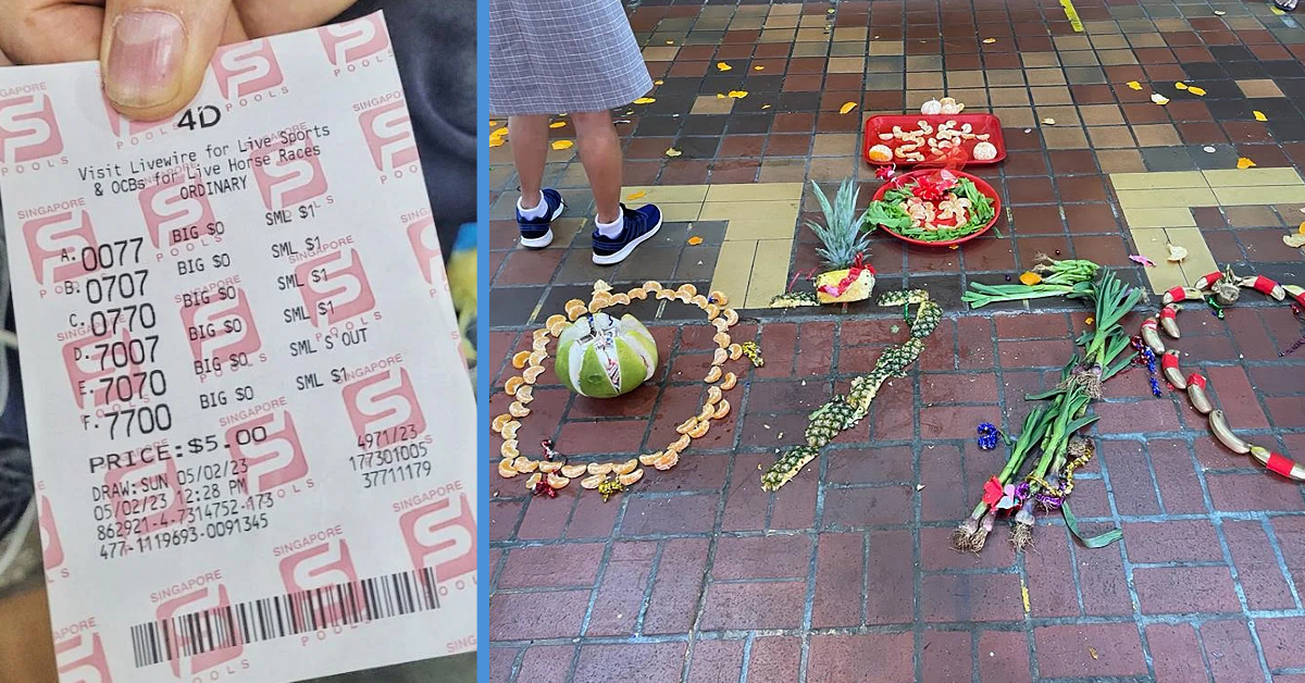 Lion Dance at Woodlands Gave 4D Number That Came Out as 1st Prize ...