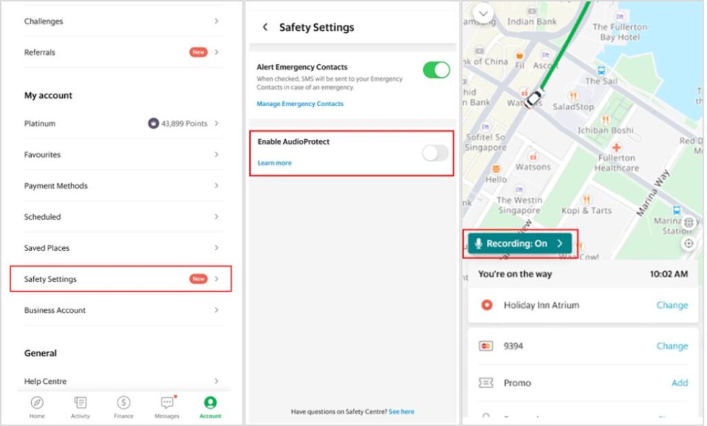 Grab Introducing In-App Audio-Recording Function for Safety Reasons ...