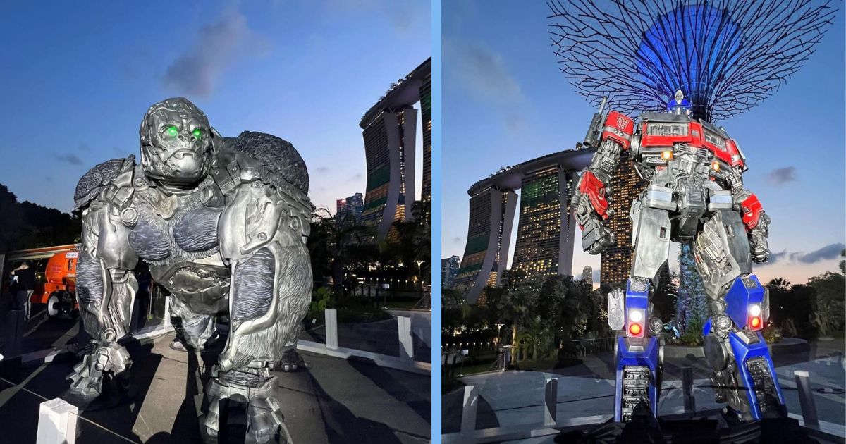 Gardens By the Bay Has Life-Size Transformers Statues, With Optimus ...