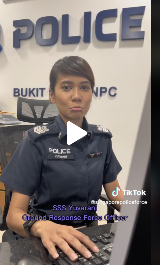SPF Post TikTok Video of Good-looking Policewomen for International ...