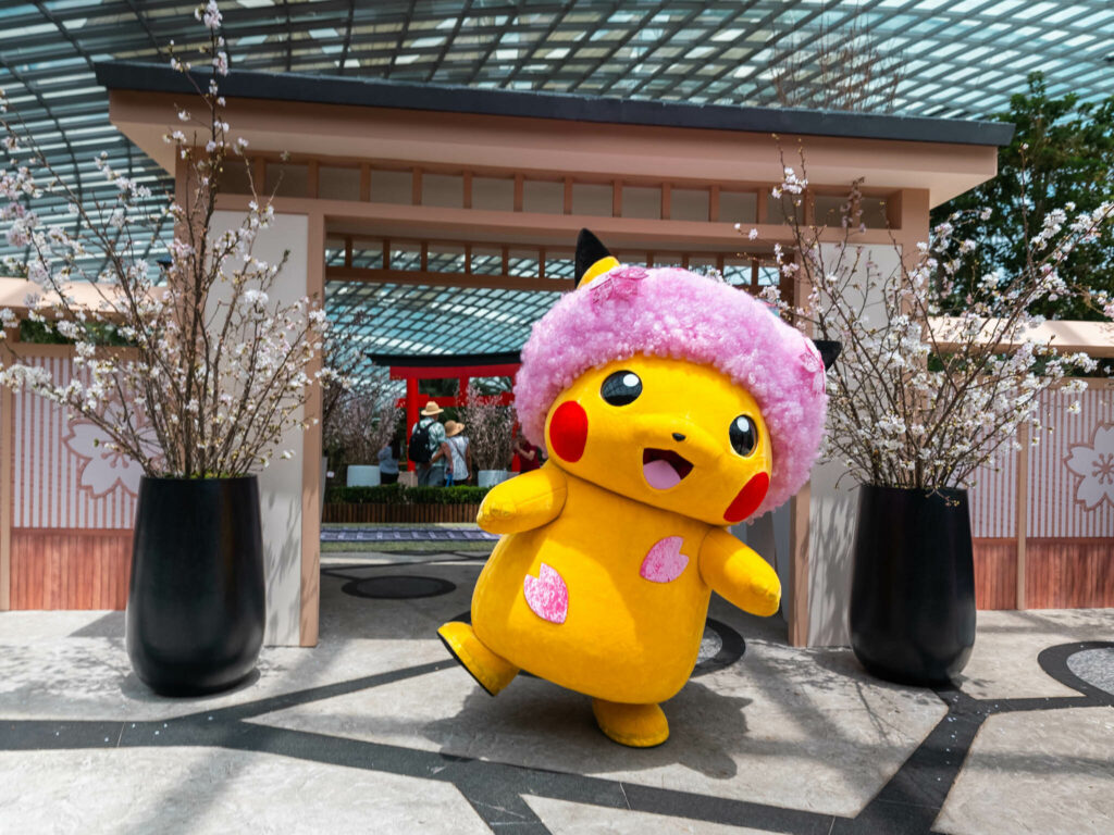 Annual Sakura Display Now Back at Gardens By The Bay Featuring Pikachu ...