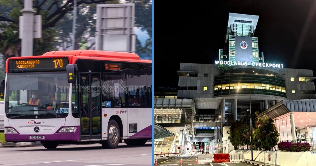 SBS Bus “Blindly” Followed Another Bus & Went Straight to Woodlands ...