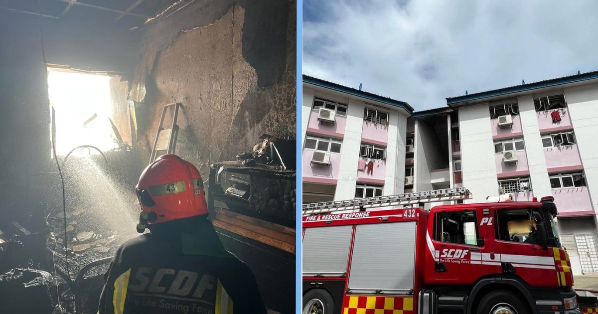 Cat & 30 Residents Evacuated After Woodlands Flat Fire; It's the 3rd ...