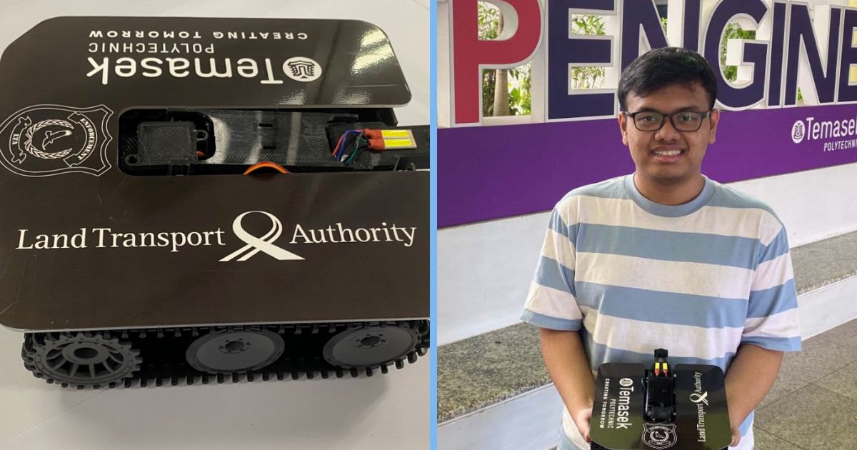 LTA Deploying Device Built by 21YO to Solve Problem of Inspecting Under ...