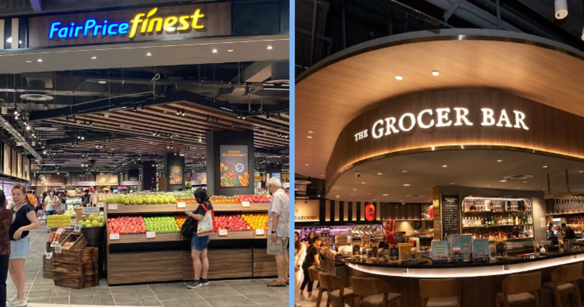 New 25,000 Ft FairPrice Finest with Food Hall at Woodleigh Mall