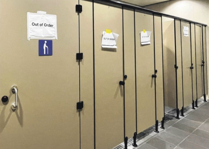 5 Out of 7 Cubicles "Out of Order" at Female Toilet in Newly-Opened ...