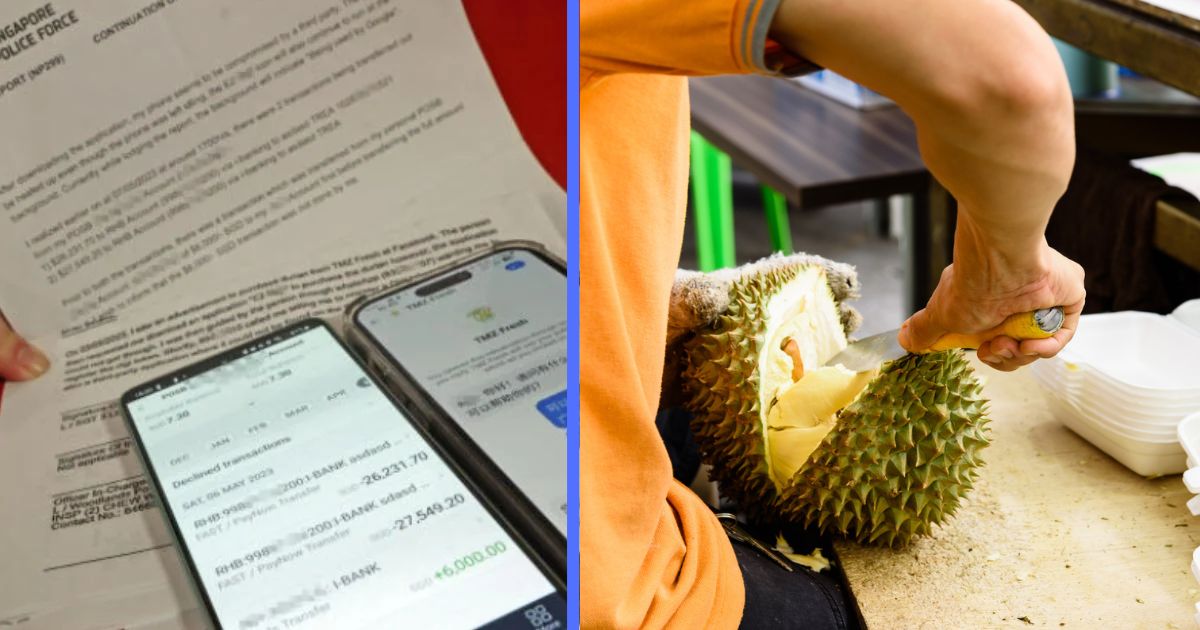 S'pore Durian Seller Offers S$5,378 Worth of Durians to Victim Who Lost ...