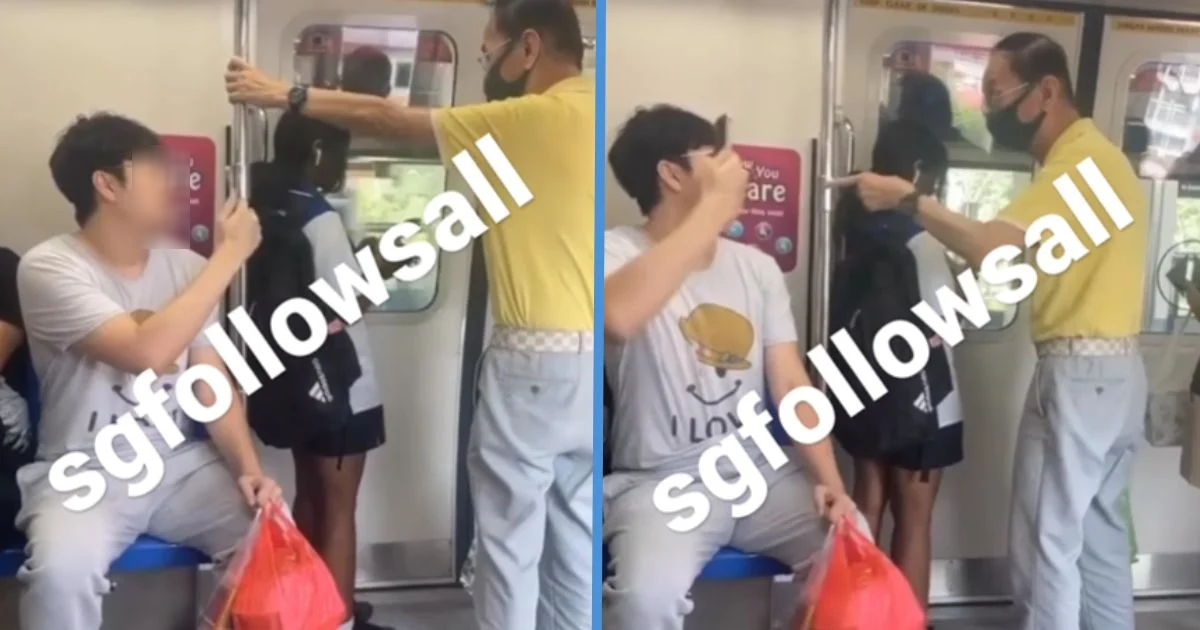 Younger Commuter Says It's "Not Compulsory" To Give Up Priority Seat in Argument with Elderly ...