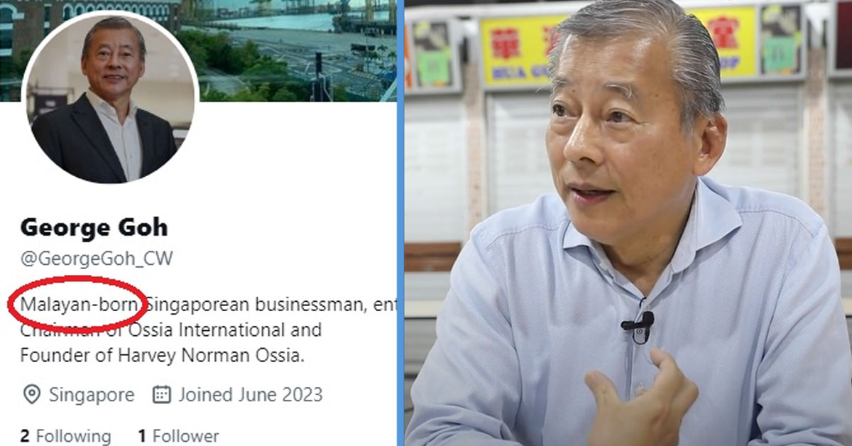 George Goh Ching Wah Refutes Misinformation About Him; Said He’s ...
