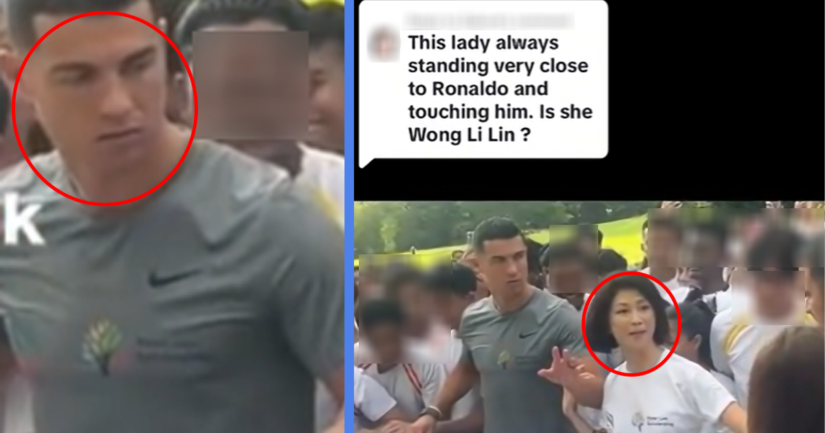 Netizens Blame Wong Li Lin For Allegedly Making Christiano Ronaldo ...