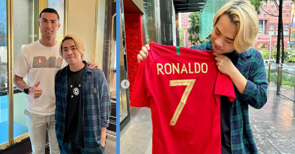 Youtuber Jianhao Tan Had A Private Fan Meet With Cristiano Ronaldo For His 30th Birthday Goody