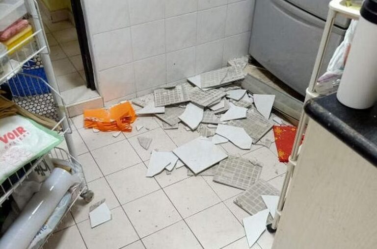 Wall Tiles in Kitchen Suddenly “Exploded” at 4am in Jurong East HDB ...