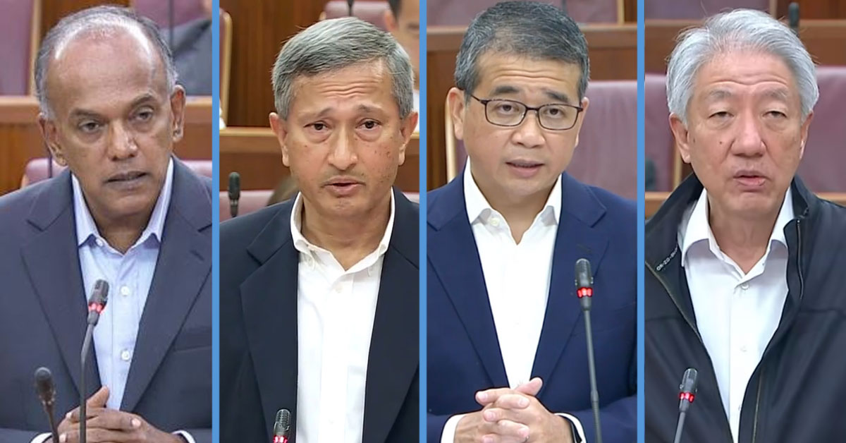 4 Ministers Speaking About the Ridout Road Saga on Monday's Parliament ...