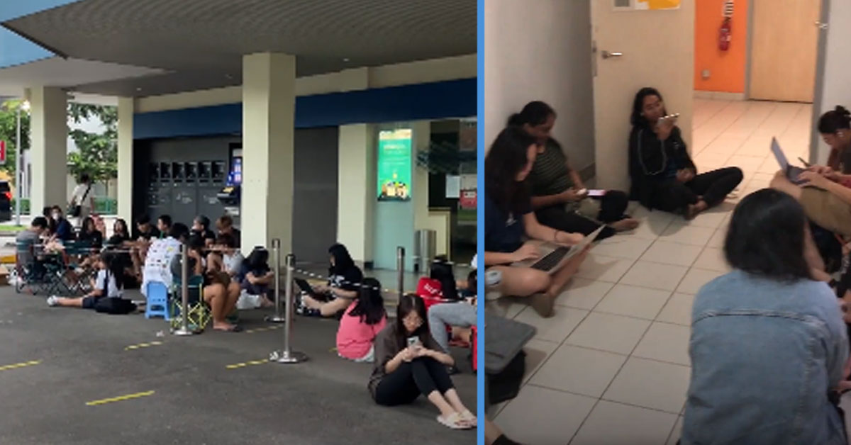 People Queuing Outside SingPost Outlets in Malls for Taylor Swift Tickets Swiftly Removed from ...