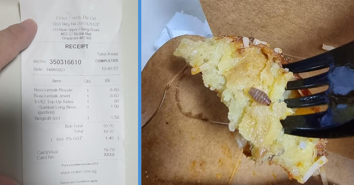 Crave Nasi Lemek Recalls a Batch of Begedil After Netizen Found a Bug ...