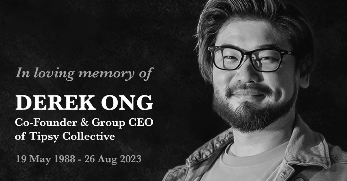 Tipsy Collective CEO & Co-Founder Derek Ong Dies at 35 Years Old ...