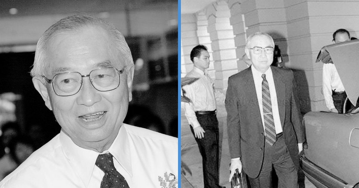 Former Singapore Finance Minister Richard Hu Passes Away at 96 - Goody Feed