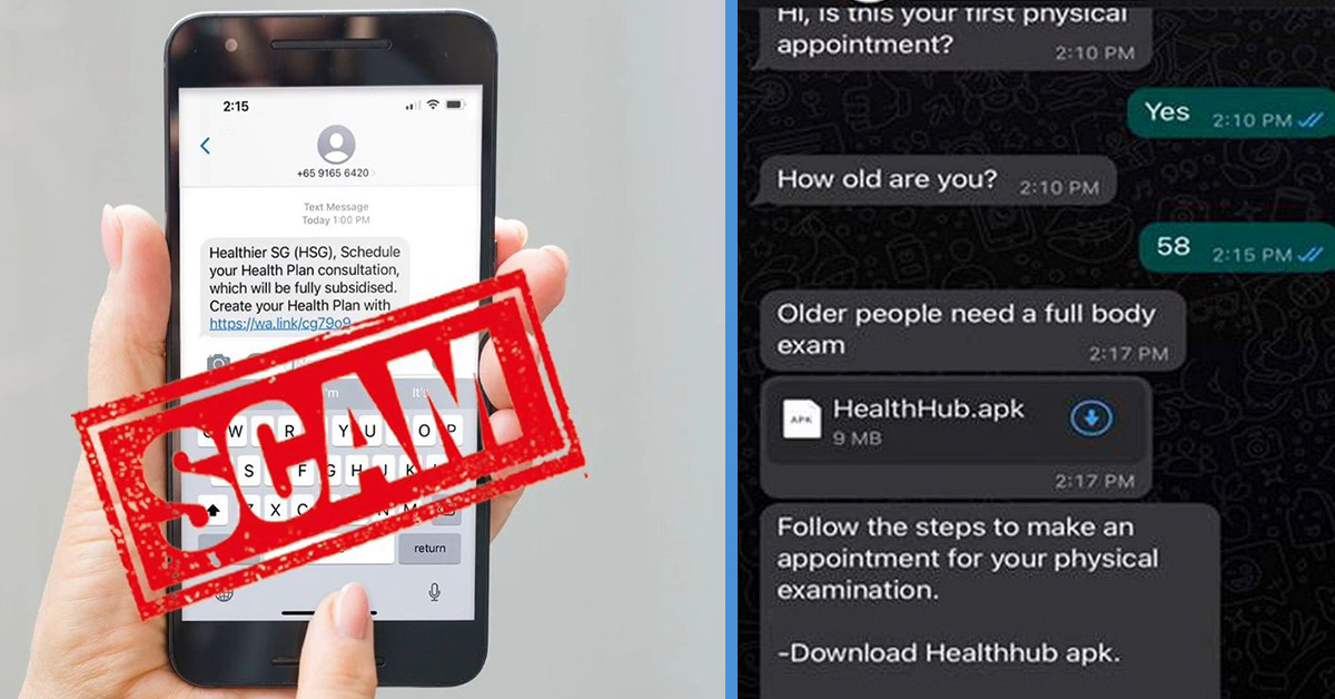 Scammers Are Now Sending Fake Healthier SG SMSes; Here’s How to Know If ...