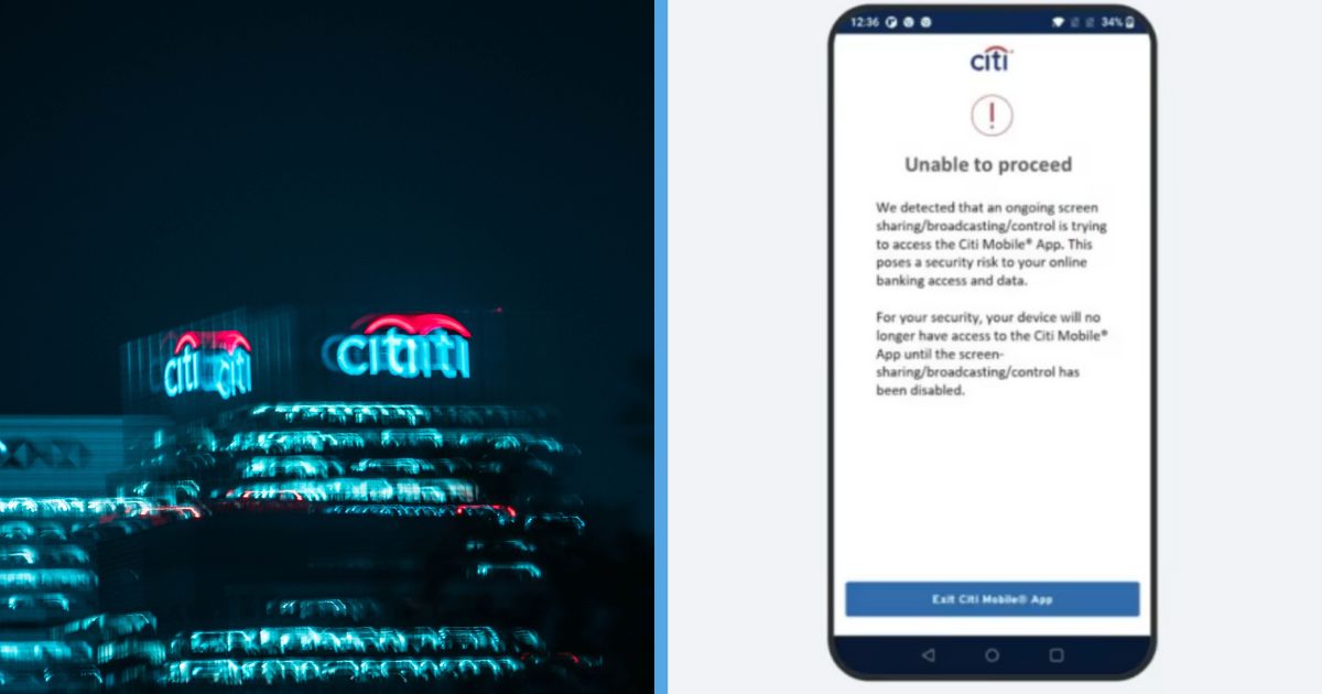 Citibank Has Also Implemented Security Measures That Look at Other Apps ...