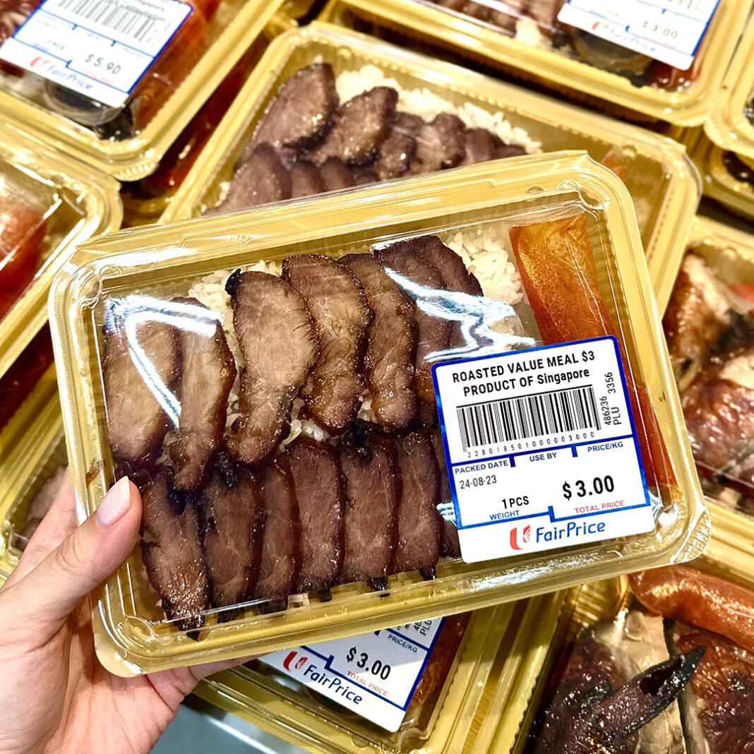 Some NTUC FairPrice Outlets Offering $3 Value Meals, Including Sushi ...