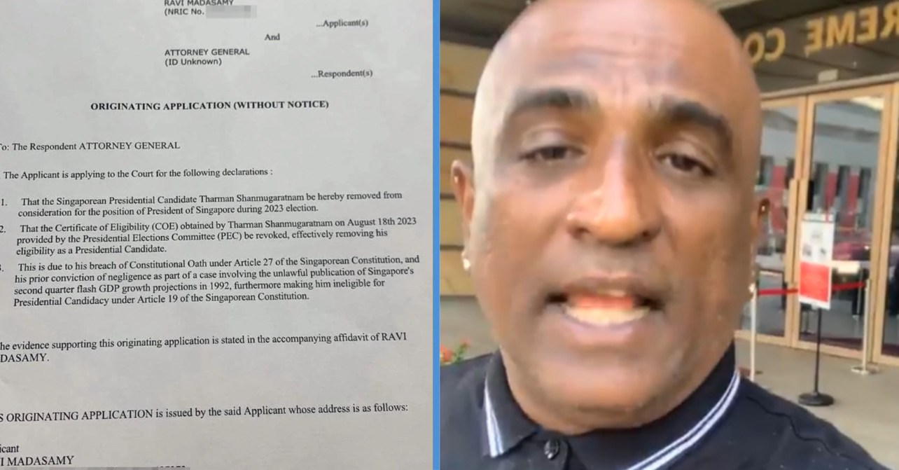 M Ravi Has to Pay $6,000 in Costs After Failing in His Application to ...