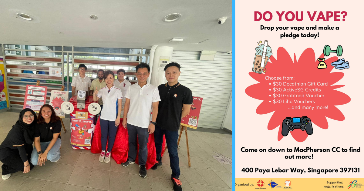 Over in MacPherson, If You Surrender Your Vape Devices, You Won’t be ...