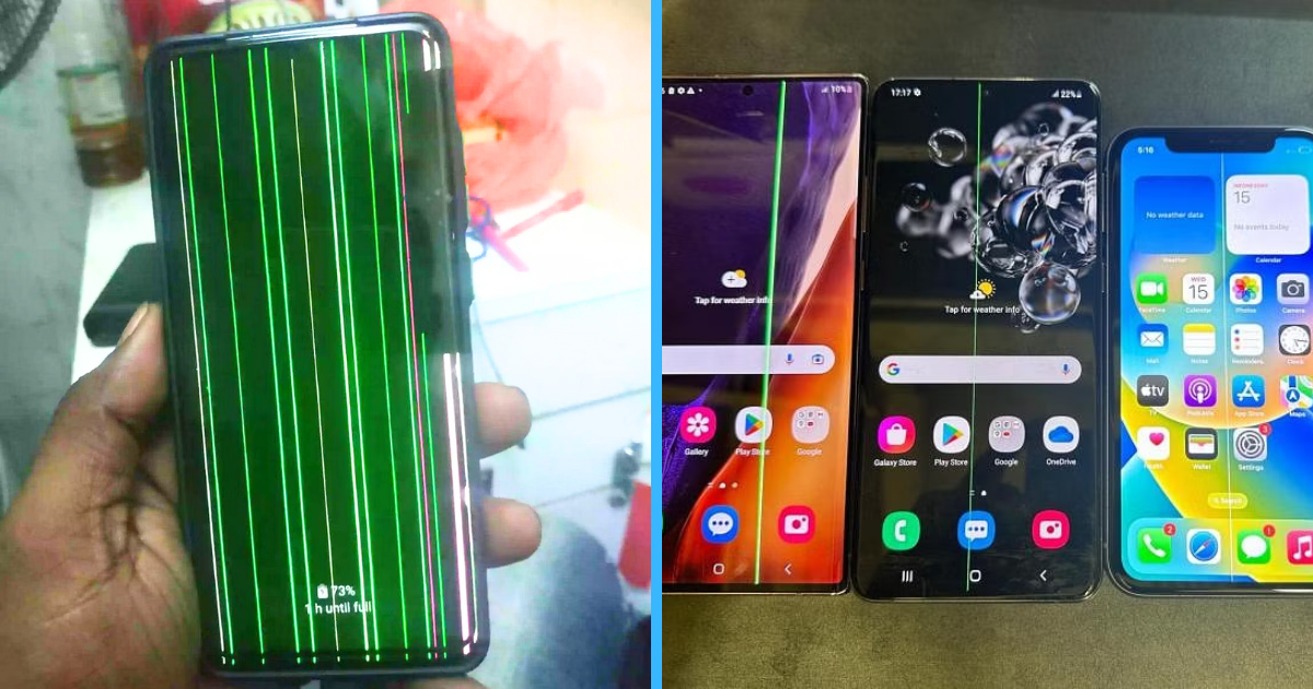 More Users Are Reporting That Green Lines Appear on Smartphones After ...
