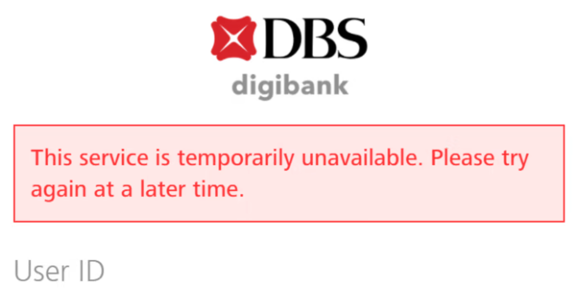 DBS Said Short Outage on 1 Dec Was Due to Many People Logging in to Check Their Balance - Goody Feed