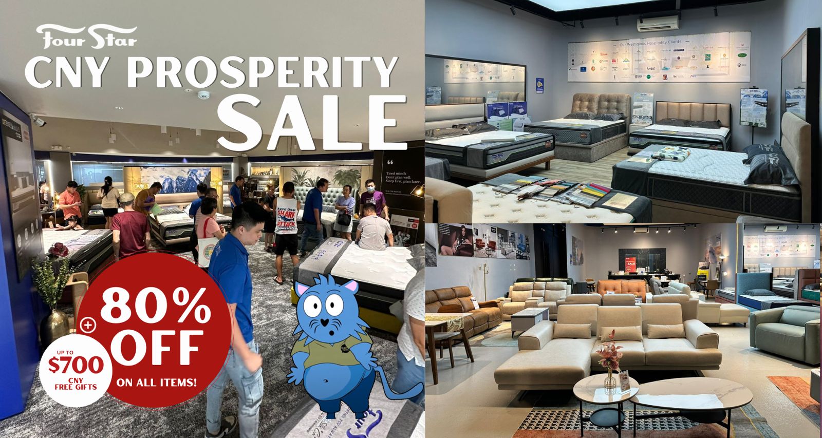 Up to 80% Storewide CNY Prosperity Sale at Four Star Outlets With 0% ...