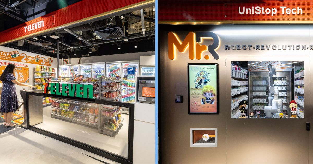 Esplanade MRT Station Now Has an Unmanned 7-Eleven Outlet & Auto Bubble Tea Store - Goody Feed