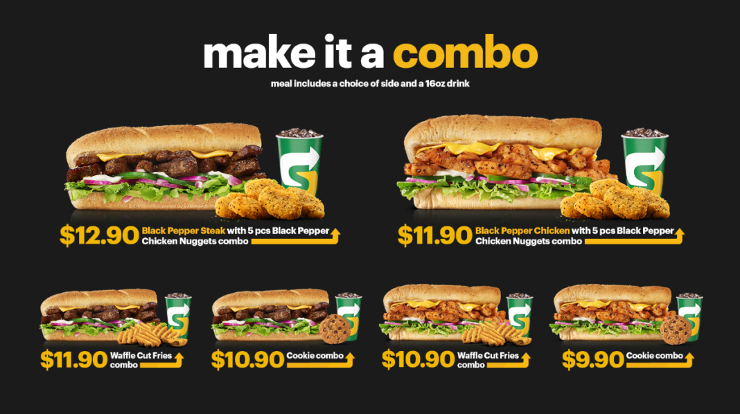 Subway Having Black Pepper Nuggets & Black Pepper Sub for CNY 2024 ...