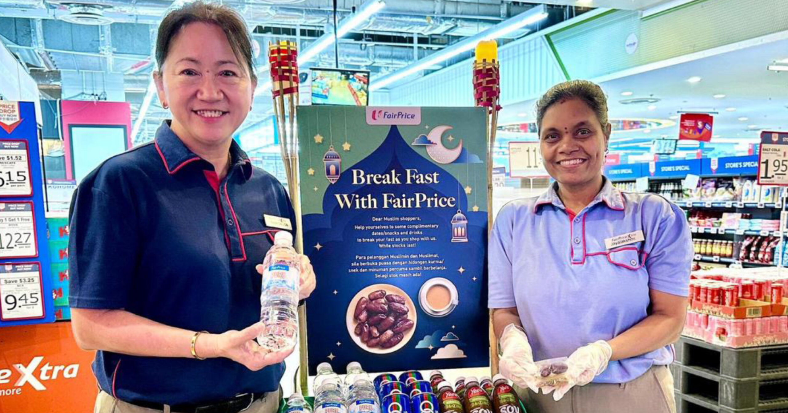 NTUC FairPrice Giving Free Snacks & Drinks to Muslim Customers Across ...