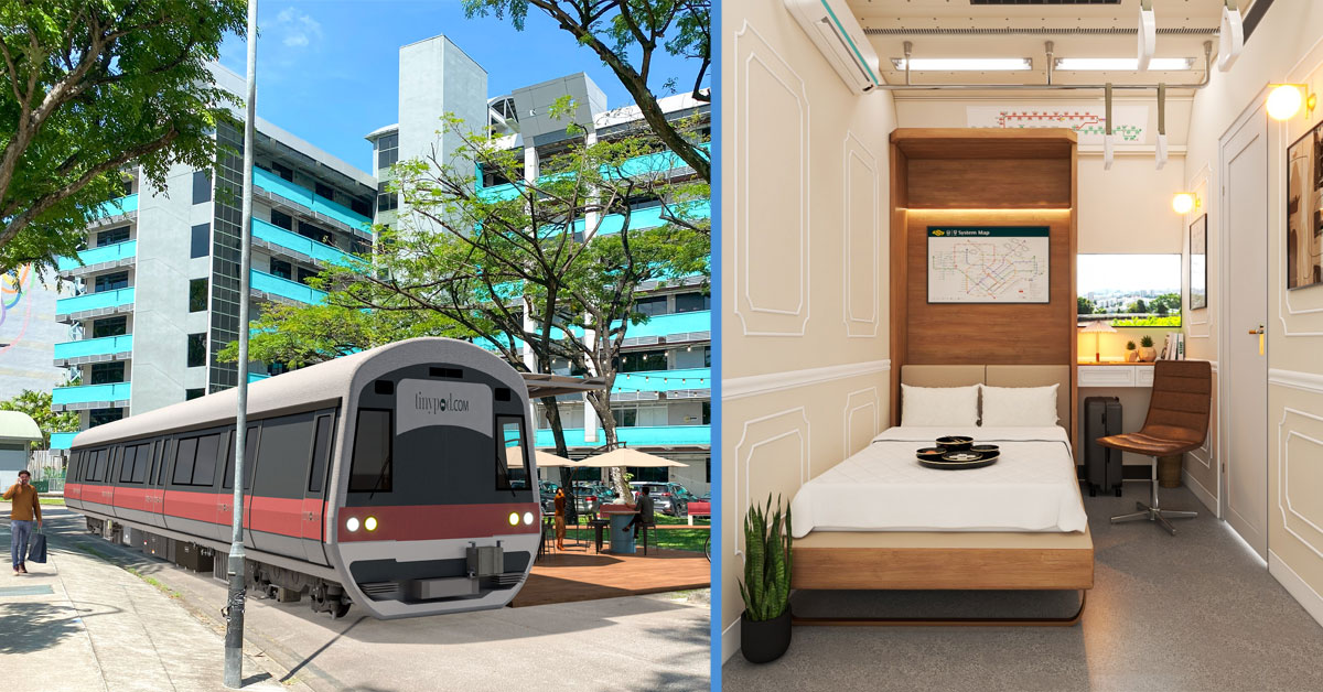 You Can Soon Have a Staycation in an Old MRT Train - Goody Feed