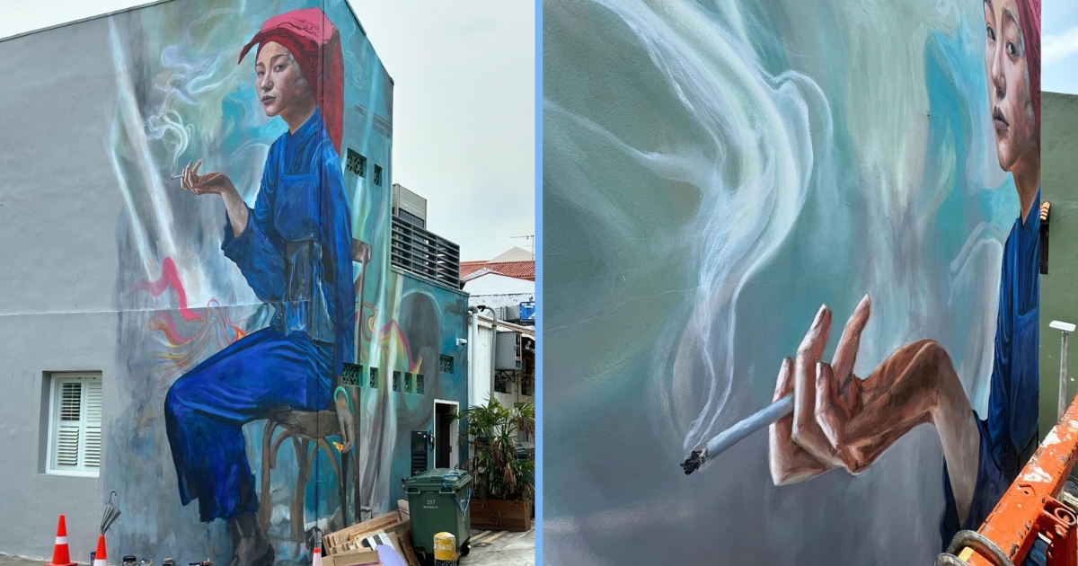 URA Allows Samsui Woman Mural to Stay; Building Owner Fined for Not ...