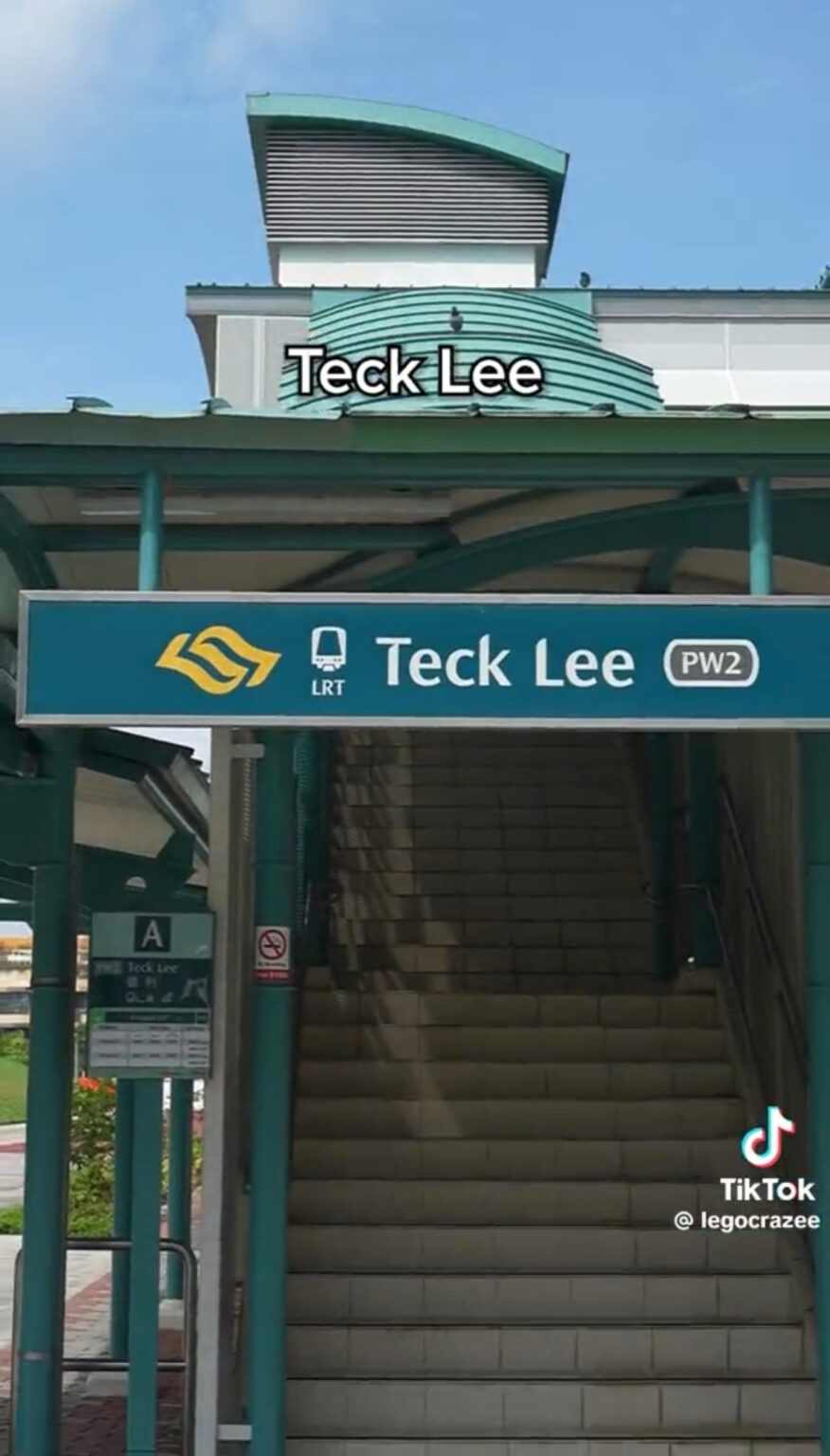 Teck Lee LRT Station, Which Has Remained Closed Since It Was Completed ...