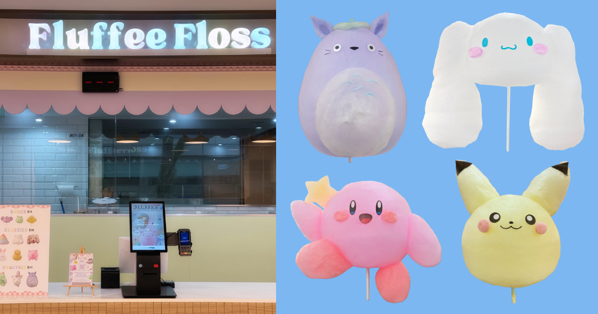 Pop-Up Kiosk At Orchard Sells Adorable Animal-Themed Cotton Candy ...