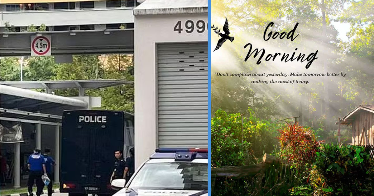 62-Year-Old Tampines Man Found Dead After Missing Daily "Good Morning ...