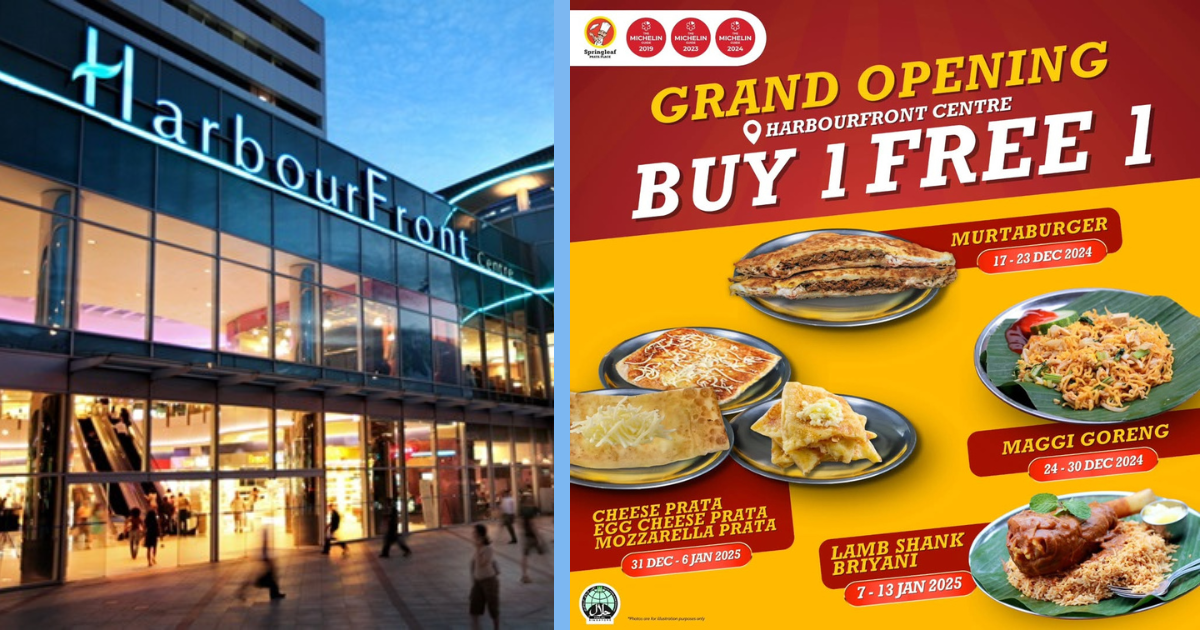 1-For-1 Deals At Springleaf Prata's Harbourfront Centre Outlet Till 13 ...