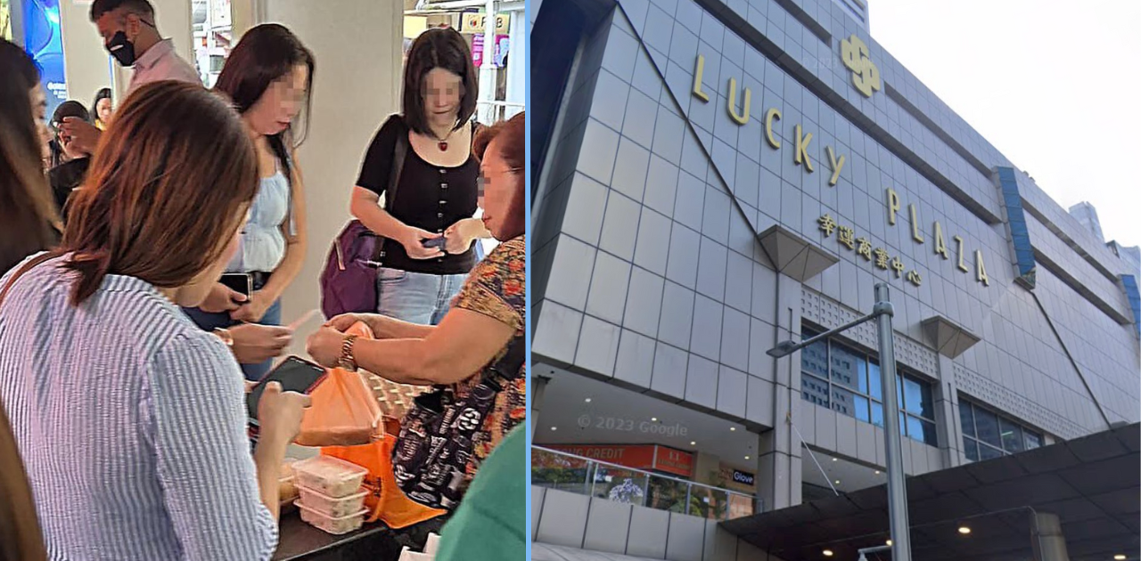 FDW Found Selling Food Near Lucky Plaza, Sparking Concerns About Food ...