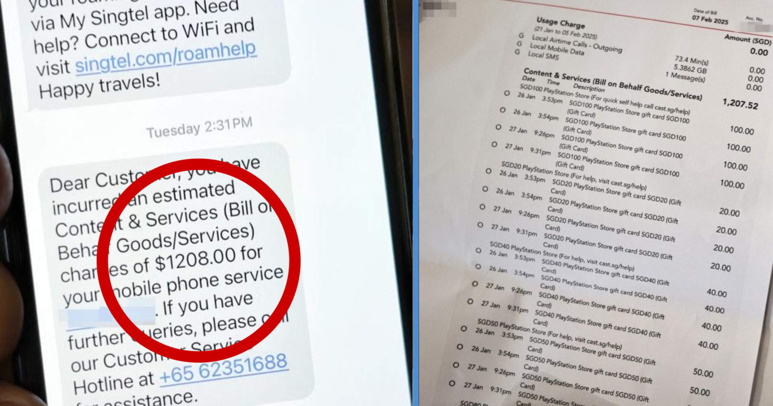 Man Hit with $1,000 Phone Bill after Number Stolen for PlayStation ...