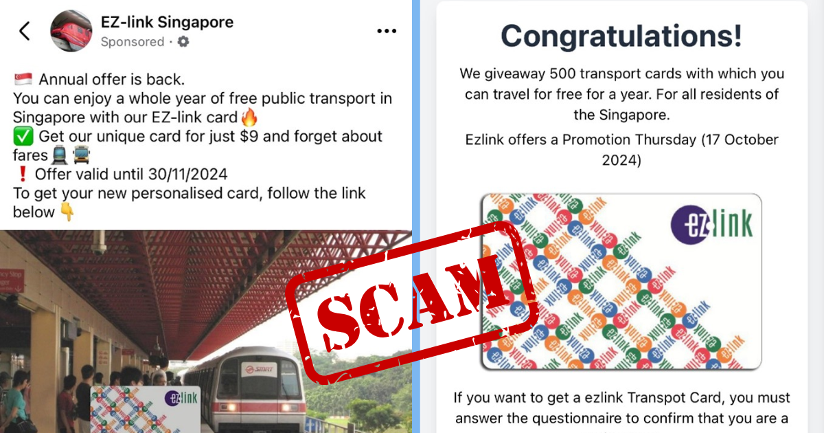 Police Warn of EZ-Link Scams That Stole S$156,000 from 97 Victims In ...