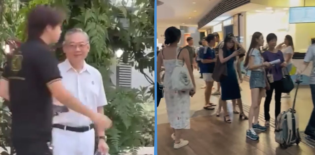 DPM Gan Kim Yong Draws Large Queues at Waterway Point Despite Earlier ...
