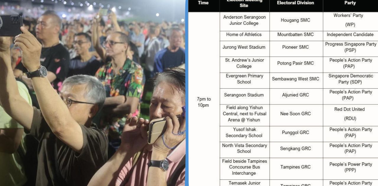 PAP Organizes Five Separate Rallies while Opposition Parties Secure Six ...