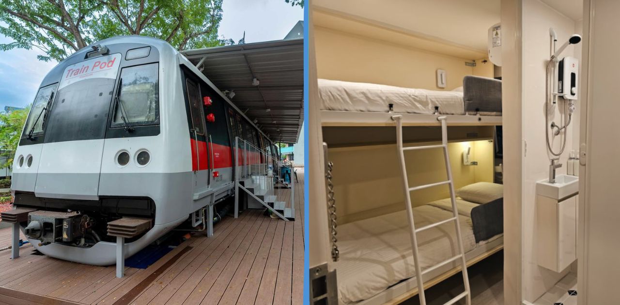 Decommissioned MRT Carriage Transformed into Singapore's First Train ...