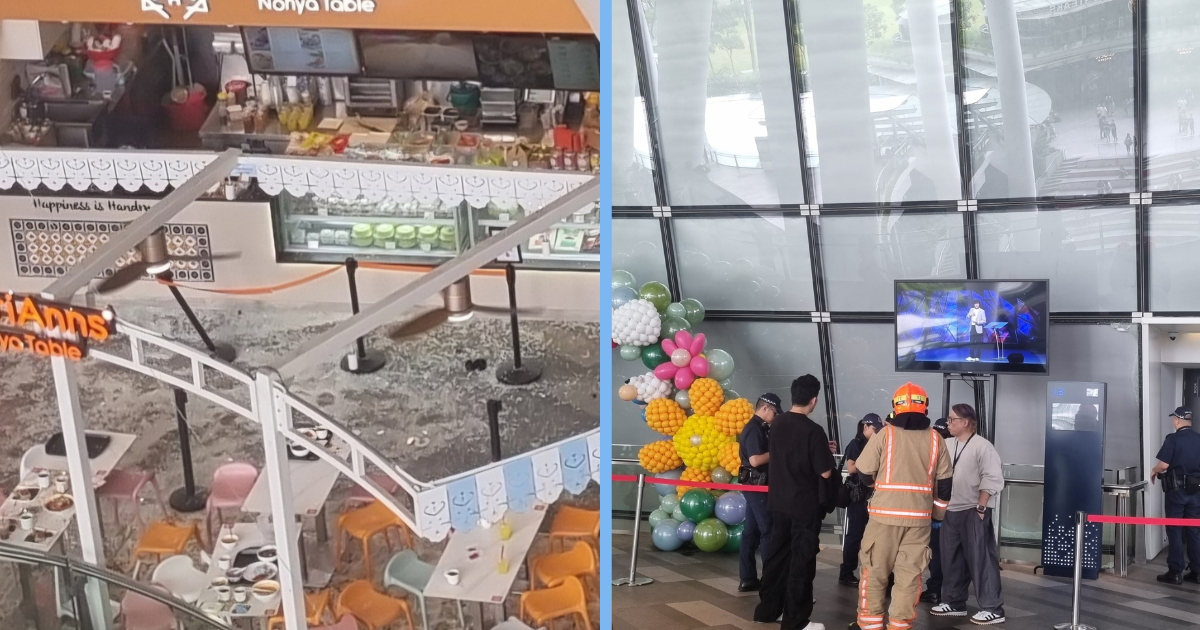 Glass Panel Crashes from Third Floor at Star Vista Mall, 6 Shoppers ...