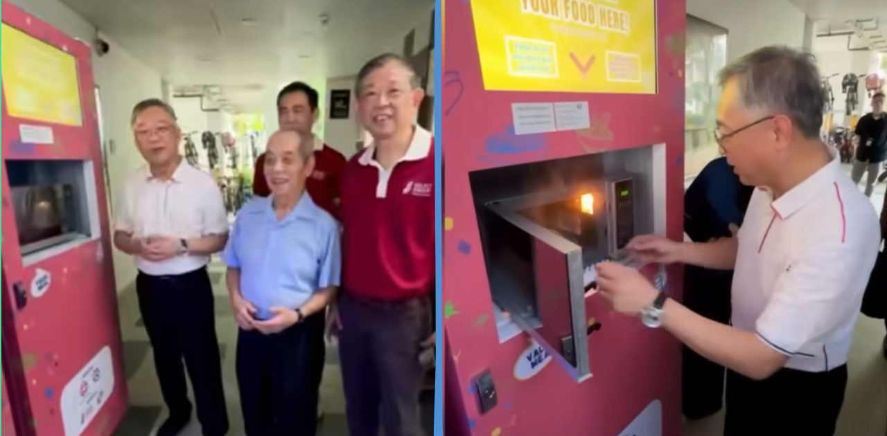 DPM Gan Kim Yong's S$3 Subsidized Meal Vending Machine Sells Out Within ...