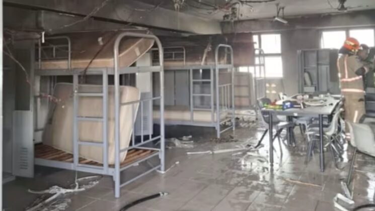 Fire Breaks Out at BMTC Bunk in Pulau Tekong, Staff Quickly Extinguish ...